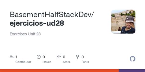 GitHub BasementHalfStackDev Ejercicios Ud Exercises Unit