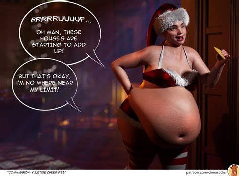 Yuletide Cheers Belly Expansion Comic Audio Dub By Thisvid Com