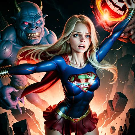 Look Behind You Supergirl By Necromancer Rev On Deviantart