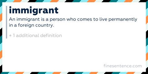 Immigrant Definition Meaning And Examples In English