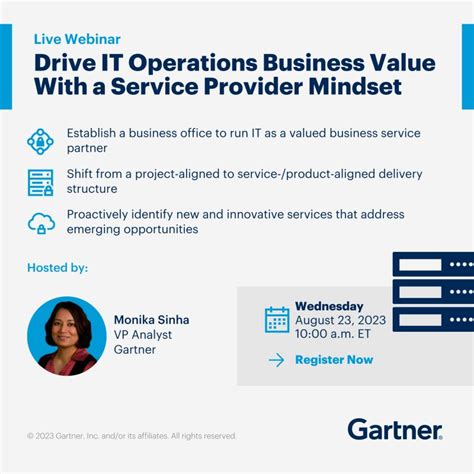 Gartner For It On Linkedin Webinar Gartnerit Cio Serviceprovider