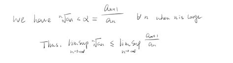 Relationship Between Ratio And Root Test Ray S Website
