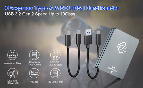 CFexpress Type A SD Card Reader USB C Gbps CFexpress Type A Card Reader With USB Gen