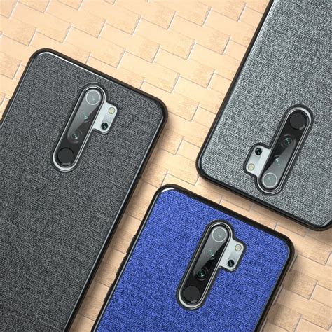 Cloth Fabric Case For Xiaomi Redmi Note Luxury Soft Silicone Back Cover For Note T Pro