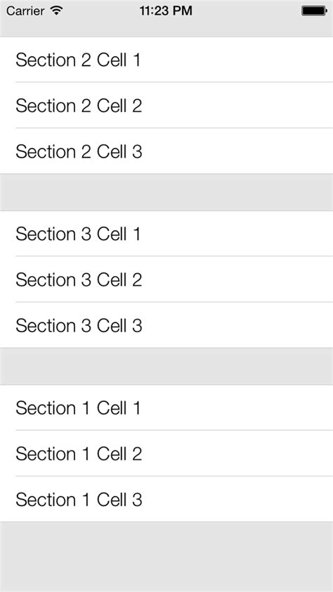 47 Moving Cells And Sections In Table Views Ios 7 Programming