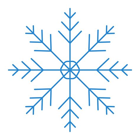 Snowflake Icon Of Winter And Chill Vector 26530211 Vector Art At