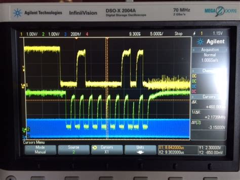 I2C Clock Signal Pulses Of Clock Occasionally Are Short See Scope Screenshot Wi Fi Forum