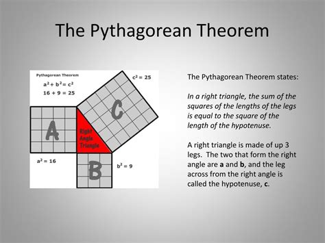 PPT The Pythagorean Theorem PowerPoint Presentation Free Download ID