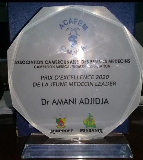 Dr Adidja Amani Posted On Linkedin