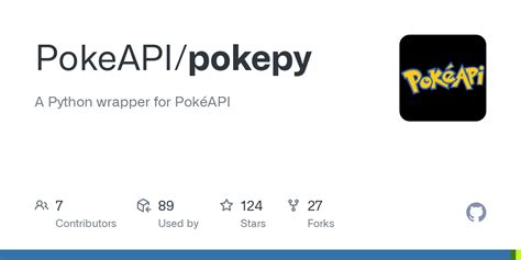 GitHub PokeAPI pokepy A Python wrapper for PokéAPI