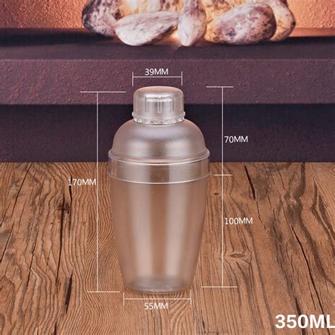 Clear Cocktail Shaker Mixer Iced Coffee Tea Maker Grandado