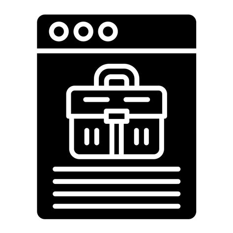 Business Application Glyph Icon 15086829 Vector Art At Vecteezy