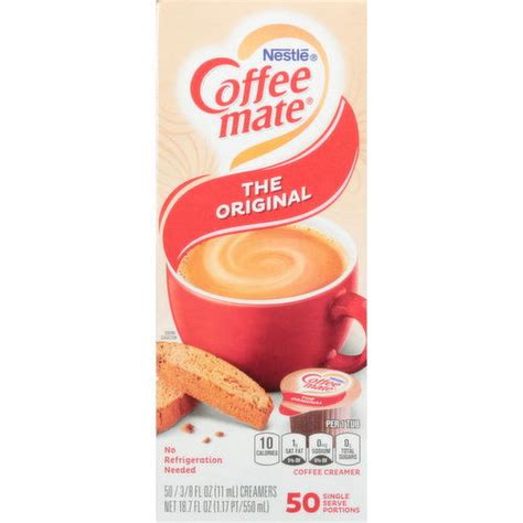 Coffee Mate Coffee Creamer The Original Single Serve Portions Smart