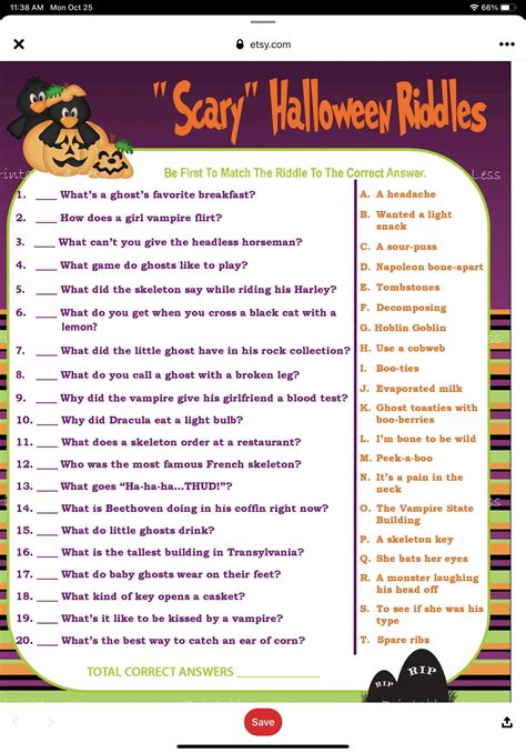Pin By Jocelyn Britton On Halloween Halloween Riddles Halloween