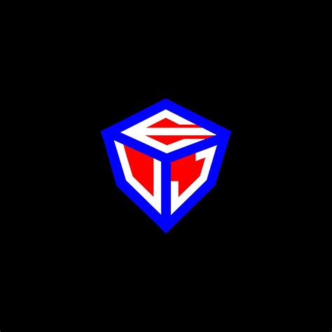 Euj Letter Logo Creative Design With Vector Graphic Euj Simple And