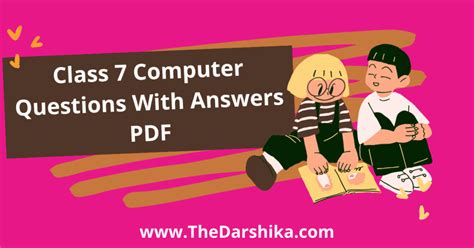 Class 7 Computer Questions With Answers Pdf 2025