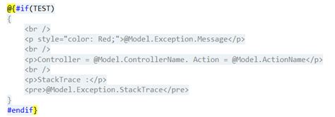 Asp Net Mvc Using Conditional Compilation Symbols In MVC Views Stack Overflow