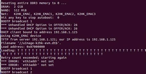 Evmk2h Fail To Display Ip Address On Lcd Screen Processors Forum Processors Ti E2e Support