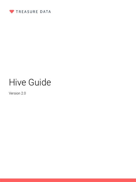 Td Hive Guide V2 0 Pdf Pdf Boolean Data Type Rounding