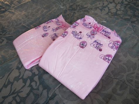 Diapers Dc Amor S M L All Pink Theme Plastic Backed Adult Baby Ebay