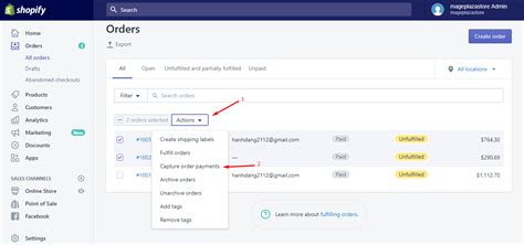 How To Capture A Single Payment Manually On Shopify