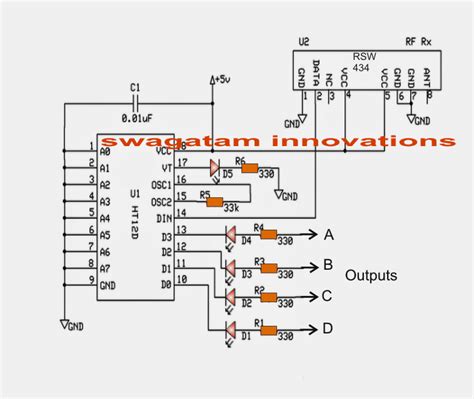 Simple Rf Remote Control Circuit Without Microcontroller Homemade