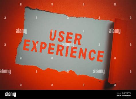 Hand Writing Sign User Experience Business Overview How A Person Reacts And Feels After Using A