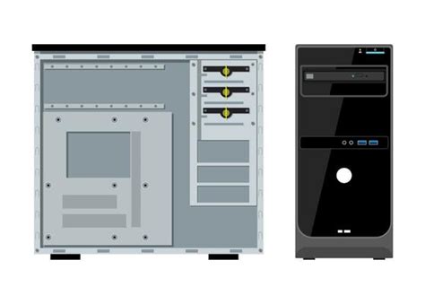 Computer Hardware Frame Vector Art Icons And Graphics For Free Download