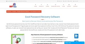 Excel Password Recovery Reviews Pricing Software Features 2024 Financesonline Com