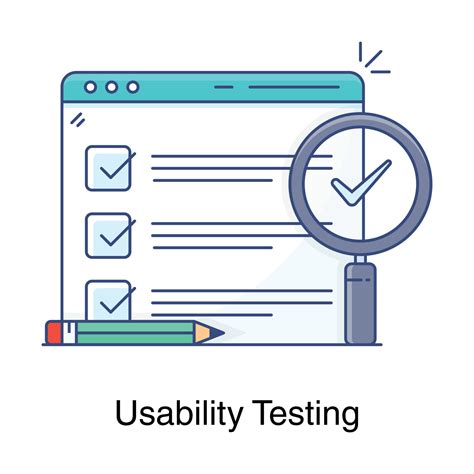 An Icon Design Of Usability Testing Flat Vector Style 5232579 Vector Art At Vecteezy