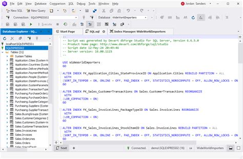 SQL Index Explanation Creation And Management