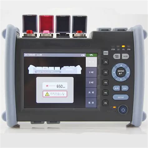 fiber line tester with 45db dynamic range and 20h standby gaotek gao tek