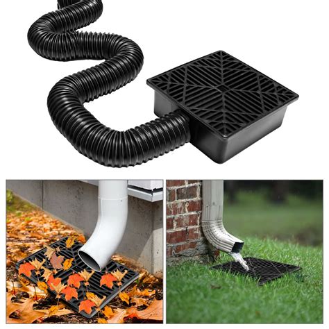 Buy Gutter Downspout Extensions Upgraded Rain Gutter Downspout Extension Low Profile Catch