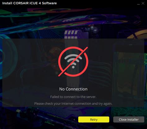 Problem Installing Icue R Corsair