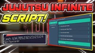 Jujutsu Infinite Script Gui Hack Kill Aura Autofarm Inf Cash And More ...
