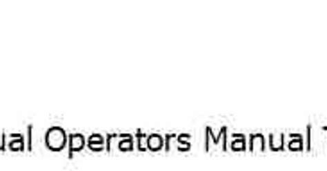 New Holland Tractor Manual Operators Manual Tc35 Tc40 And Tc45 Imgur