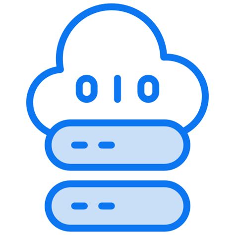 Data Base Server Cloud Storage Data Database Network Icon