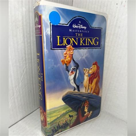 Disney Media The Lion King Movie Vhs Tape Walt Disney Masterpiece