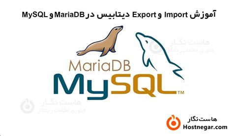 آموزش Import و Export دیتابیس در MariaDB و MySQL هاست