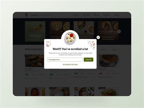 Pop Up Overlay Ui On Behance