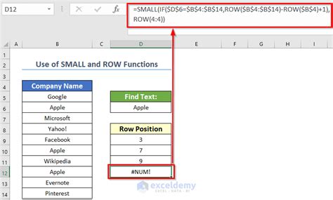 Find Text In Excel Range And Return Cell Reference 3 Ways