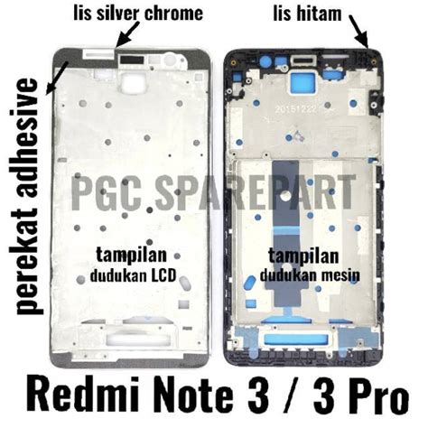 Jual Original Frame Tulang Tengah Xiaomi Redmi Note Redmi Note Pro Bezzel Bezel Bejel