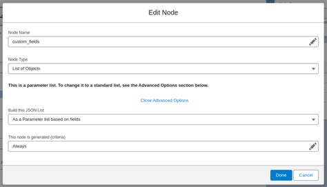 using custom defined json list of objects parameter list based on