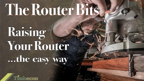 The Router Bits Raising Your Router The Easy Way Youtube