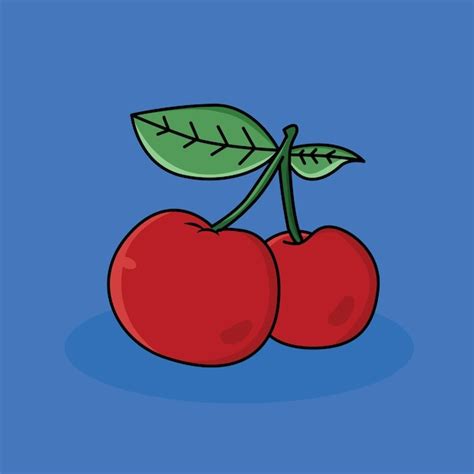 Premium Vector Red Cherry