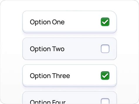 Ui Design Guide Optimizing User Experience Through Effective Checkbox