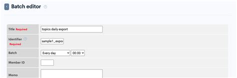 Creating Daily Backup Data In Csv Using Batch Process 導入実績6000社以上の国産エンタープライズ・ヘッドレスcms
