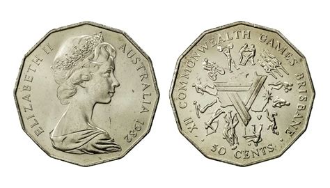 Australian 50 Cent Coin Value Chart Round And Rare Coins