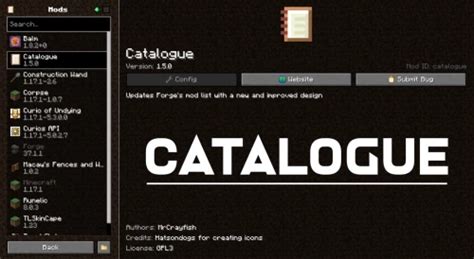 How To Install The Catalogue Mod In Minecraft