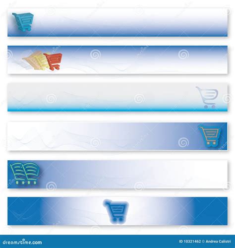 E Commerce Header Stock Vector Illustration Of Shop 10321462